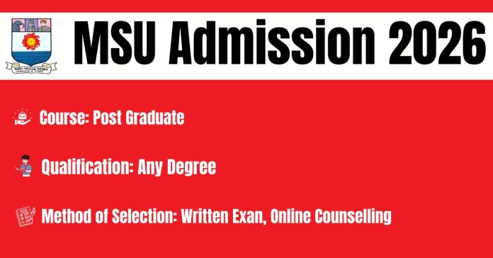 Manonmaniam Sundaranar University Admission 2026; Online Application ...